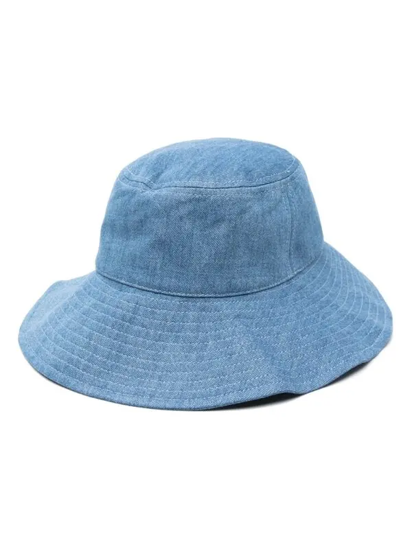 Isabel Marant Fadelya Denim Bucket Hat In Blue - 70% Off  display picture 1