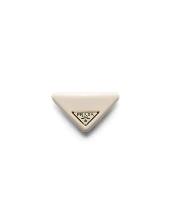 Prada Plexiglas Hair Clip - Neutral