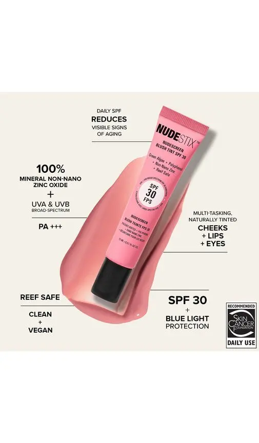 NUDESTIX Nudescreen Blush Tint Spf 30 - Pink Sunrise