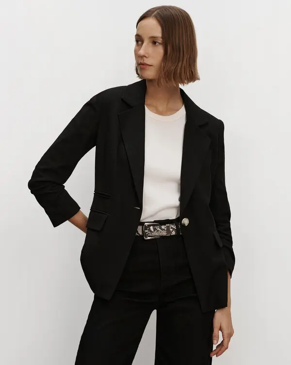 Veronica Beard Battista Dickey Jacket - Black