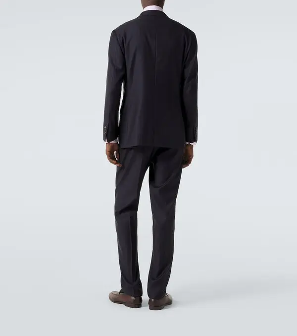 Thom Sweeney Weighhouse Wool Suit - Blue