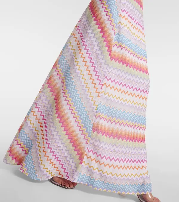 Missoni Zig Zag Halterneck Maxi Dress