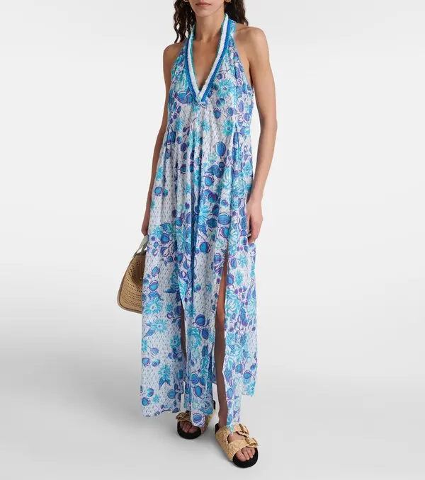 Poupette St Barth Cotton Midi Dress