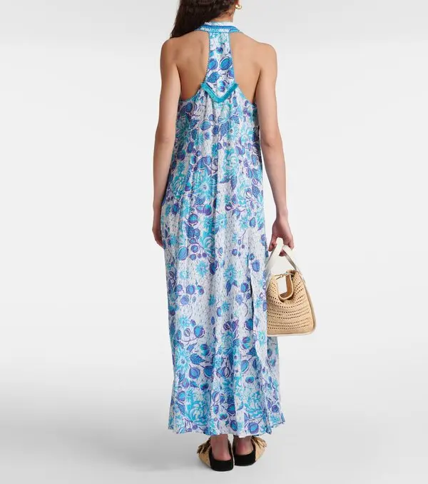 Poupette St Barth Cotton Midi Dress