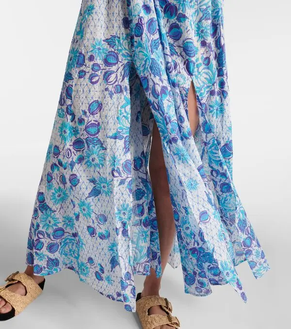 Poupette St Barth Cotton Midi Dress