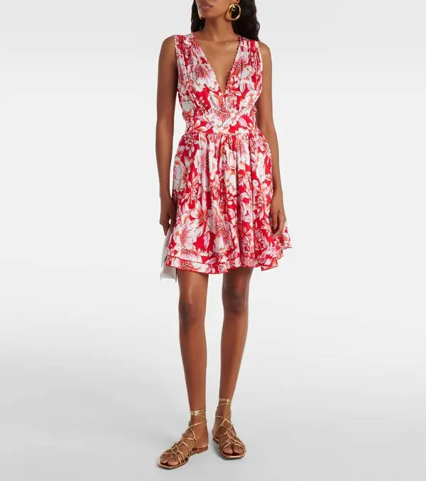 Poupette St Barth Bessie Floral Minidress