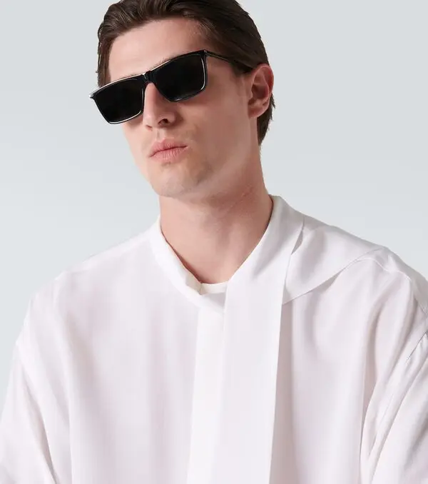 Saint Laurent Sl 668 Square Sunglasses - Black