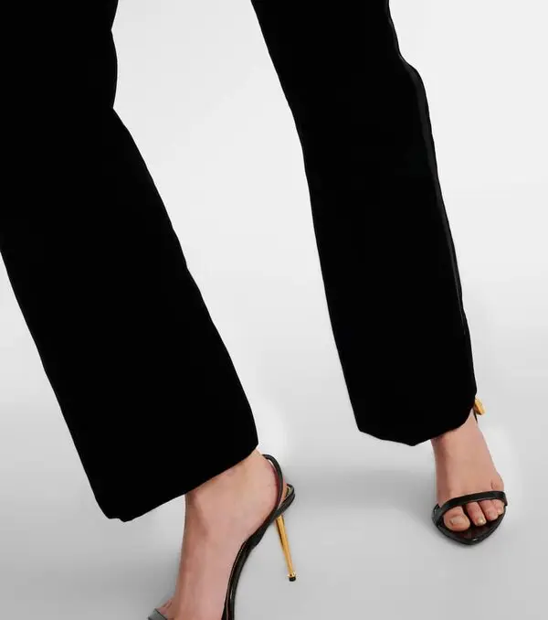 TOM FORD Wallis Straight Velvet Pants