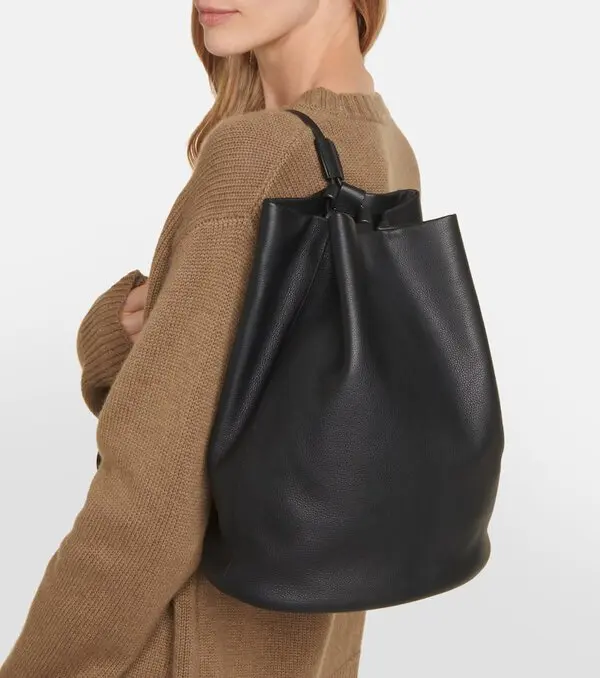 THE ROW Joe Grained Leather Backpack