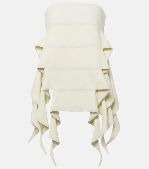 Y/project Bug Off-the-shoulder Top - White