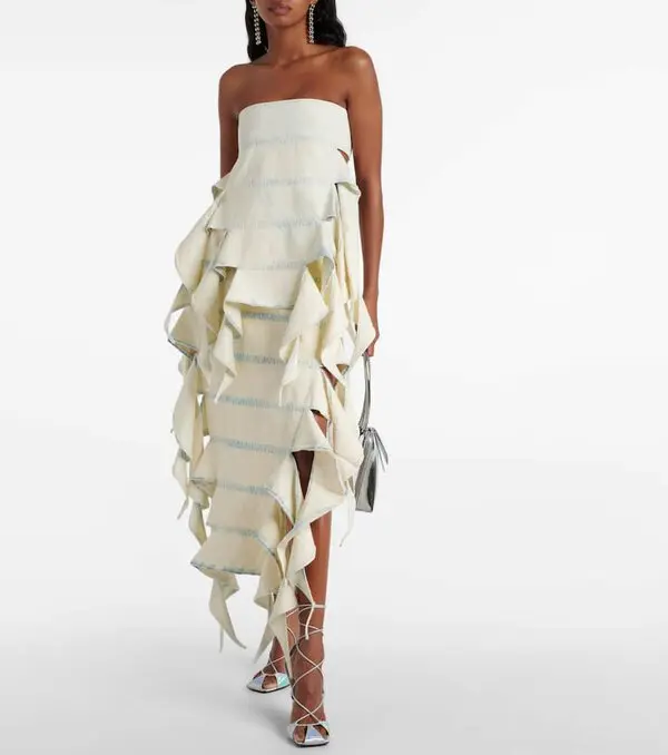 Y/project Bug Off-the-shoulder Top - White