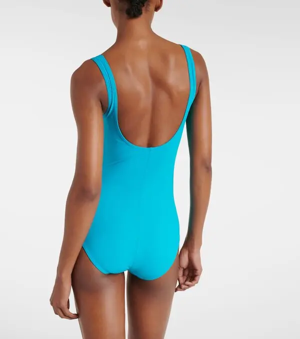 KARLA COLLETTO Ruched One-piece Swimsuit - Blue