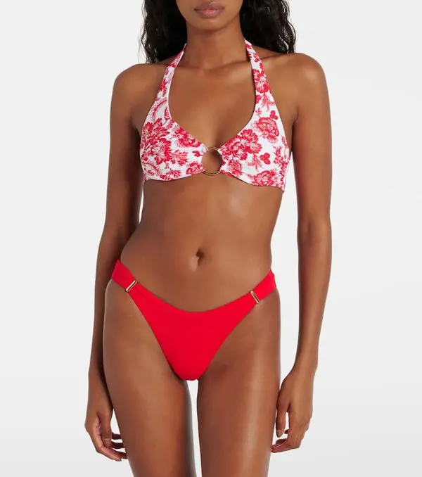 Melissa Odabash Martinique Bikini Bottom - Red