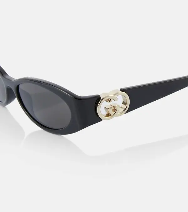 Gucci Interlocking G Oval Sunglasses