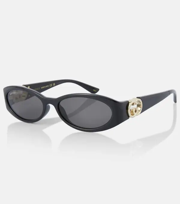 Gucci Interlocking G Oval Sunglasses
