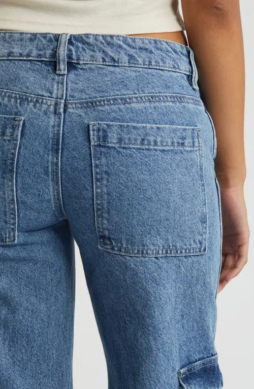 PACSUN Baggy Wide Leg Cargo Jeans