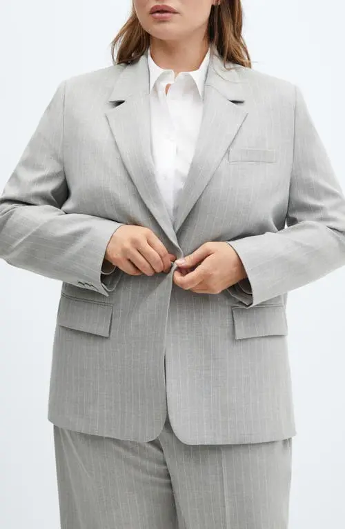 Mango Pinstripe Jacket