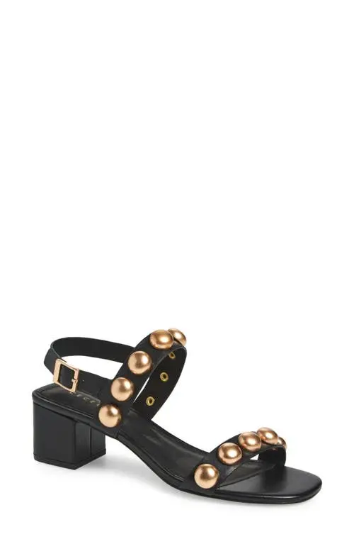 CECILIA NEW YORK Rally Slingback Sandal - Black Stud