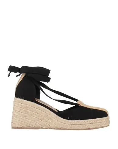 CastaÑer Textile Fiber Espadrilles - Black