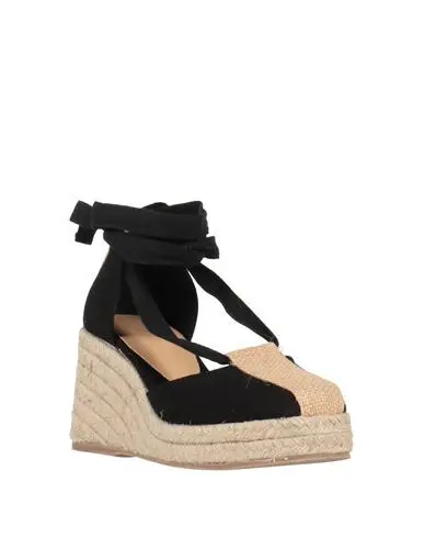 CastaÑer Textile Fiber Espadrilles - Black