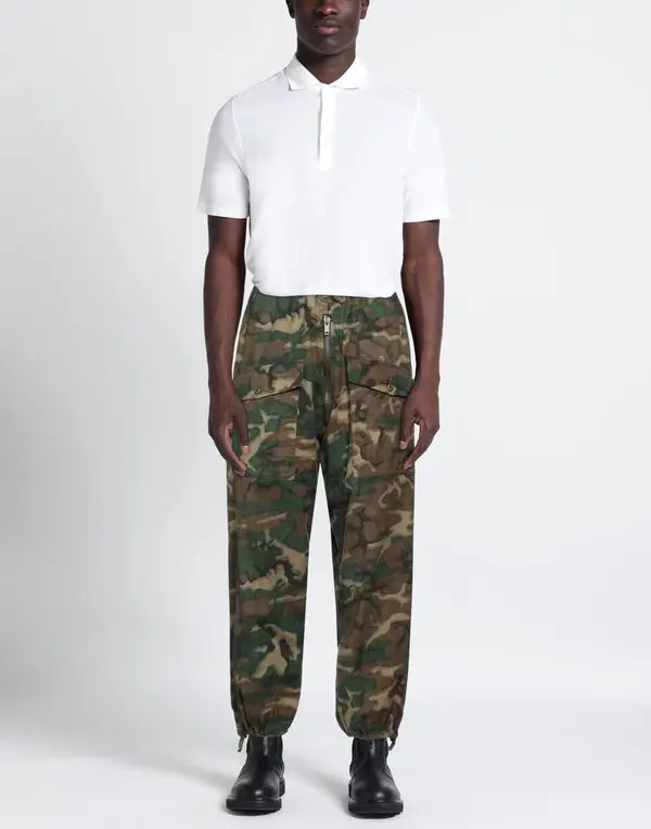 Givenchy Camouflage Cotton Pants - Beige