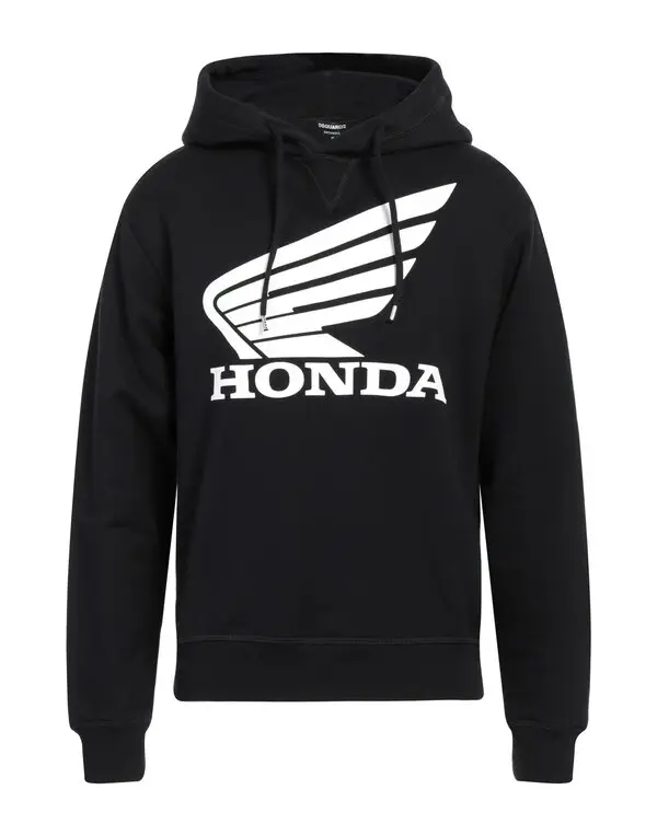 Dsquared2 Cotton Elastane Sweatshirt With Print - Black