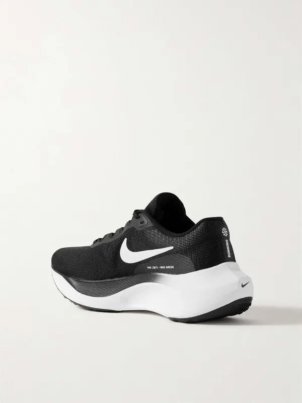 Nike Zoom Fly 5 Rubber-trimmed Mesh Sneakers - Black