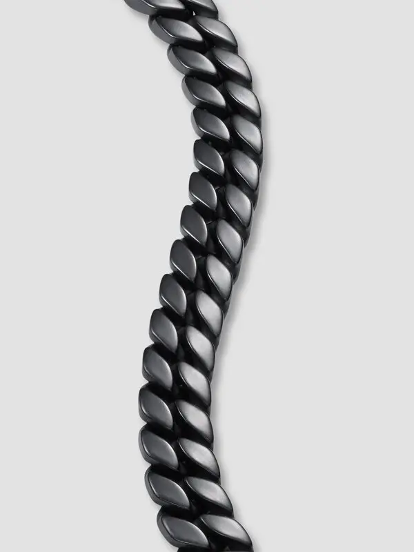 David Yurman Curb Chain Bracelet In Titanium, 11.5mm