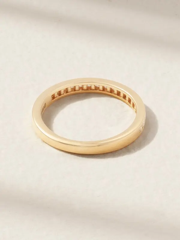 MELISSA JOY MANNING 14-karat Recycled Diamond Eternity Ring