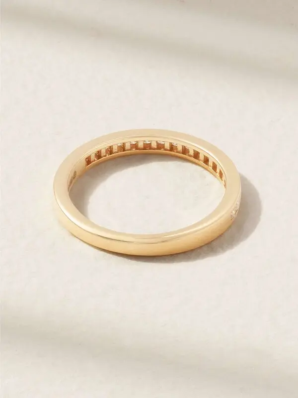 MELISSA JOY MANNING 14-karat Recycled Diamond Eternity Ring