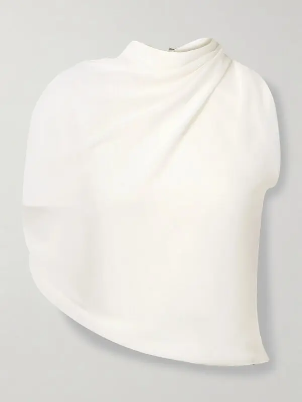Jacquemus Pablo One-sleeve Draped Top