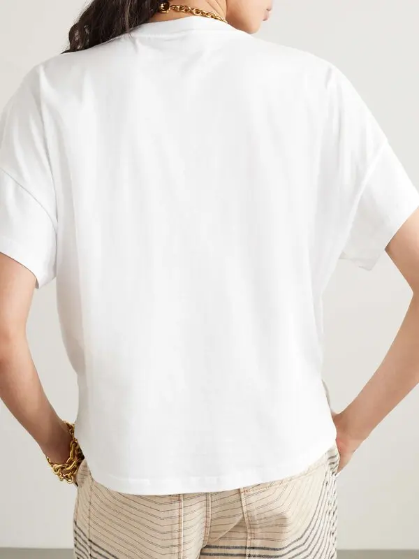Loewe Paula'S Ibiza AppliquéD T-Shirt In White - 40% Off
