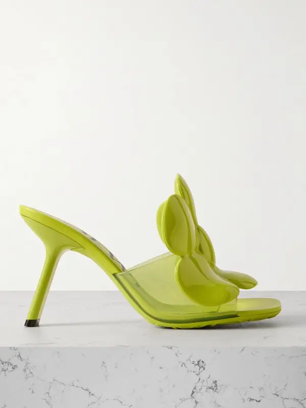 Loewe Appliquéd Sandals - Green