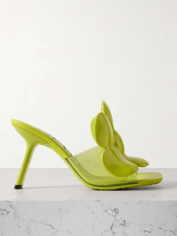 Loewe Appliquéd Sandals - Green