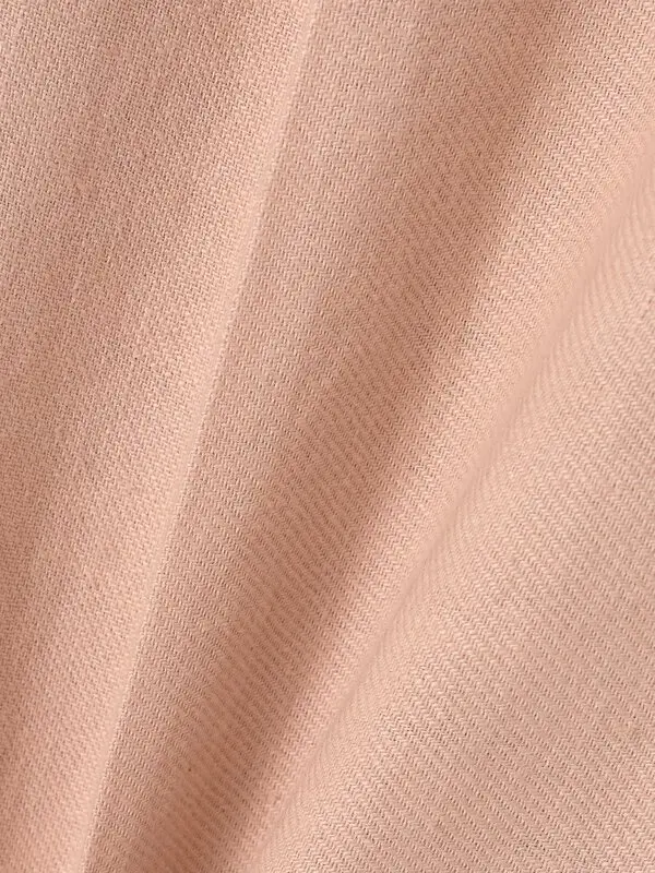 BLAZÉ MILANO Fox Pleated Straight-leg Pants - Blush
