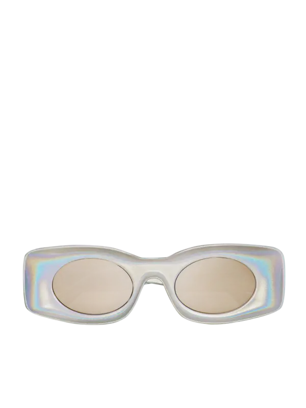 Loewe Paula's Ibiza Rectangle-frame Sunglasses - White