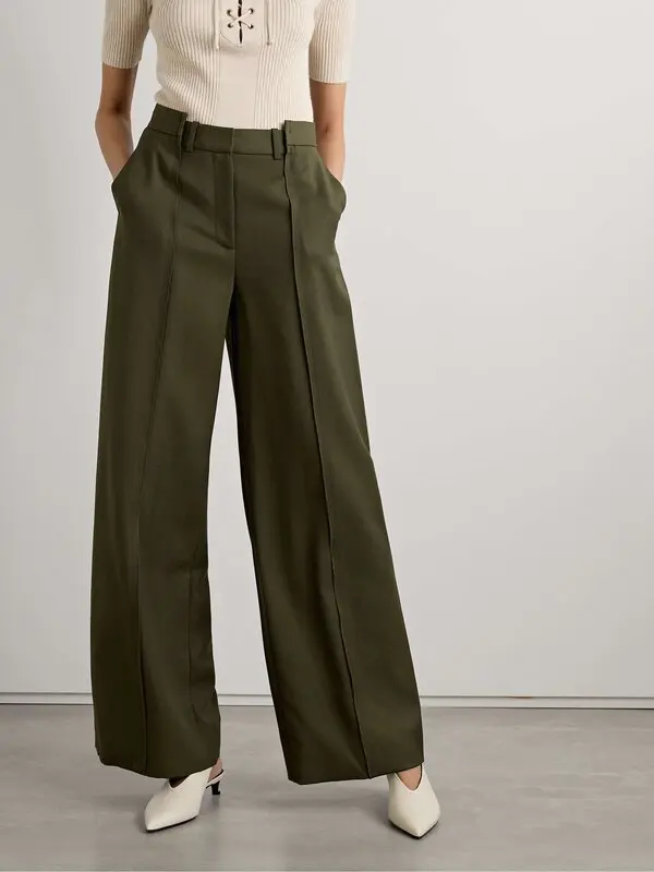JASON WU Asymmetric Paneled Wide-leg Pants