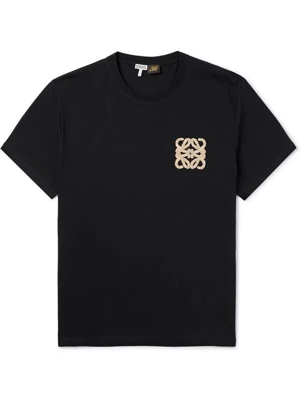 Loewe Paula's Ibiza Logo-appliquéd Cotton-jersey T-shirt