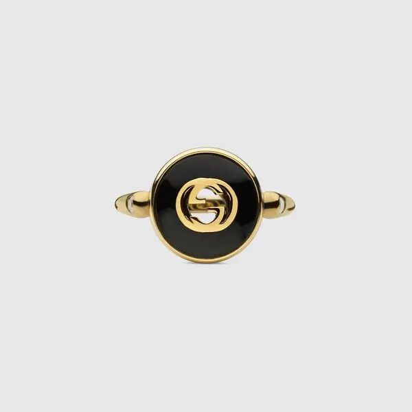 Gucci Interlocking G Ring - Gold