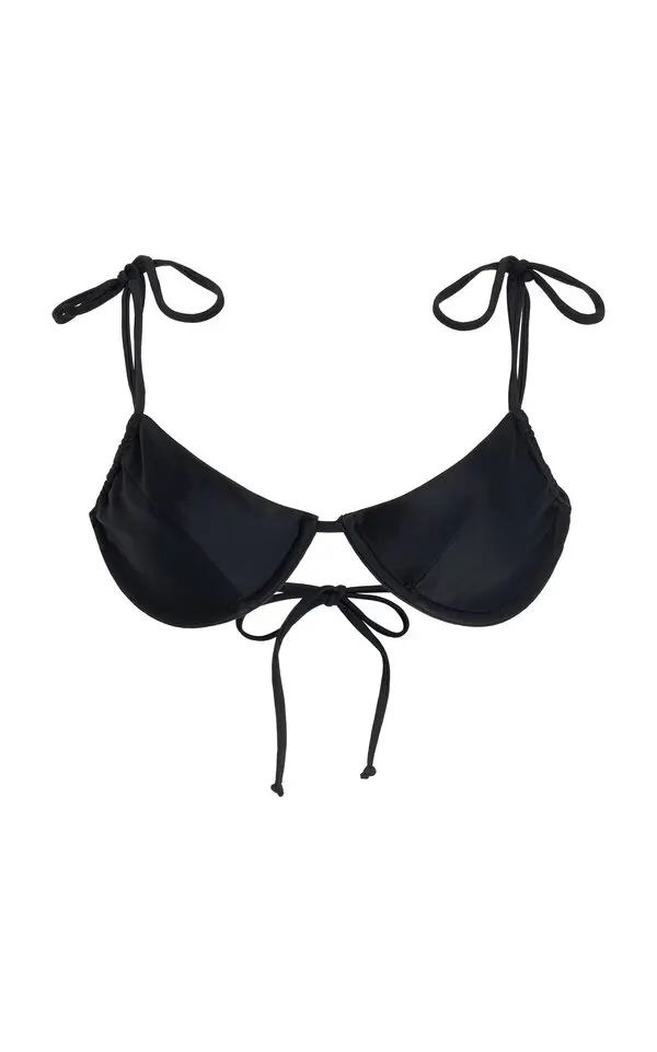 MARE PERPETUA August Balconette Bikini Top - Black