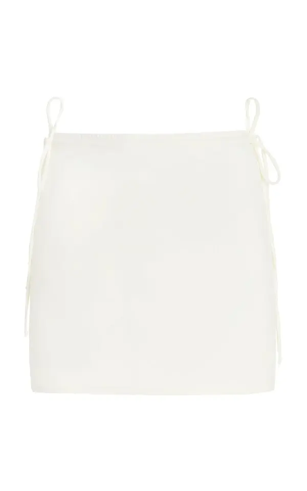 MARE PERPETUA Sun Tie-detailed Swim Skirt - Ivory