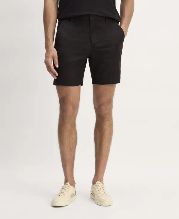 Everlane 7" Linen Trouser Short - Black