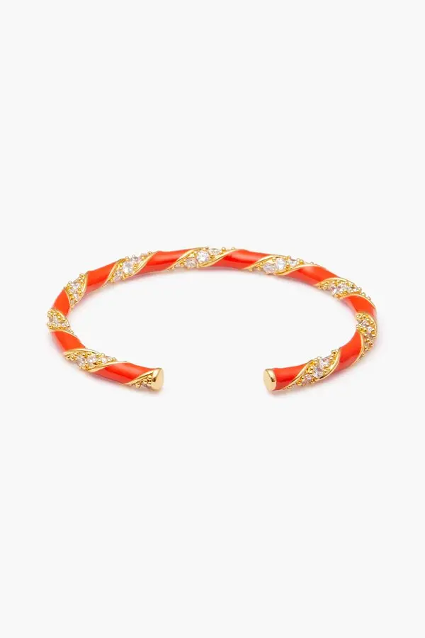 Zimmermann Gold-tone Bangle - Tomato Red