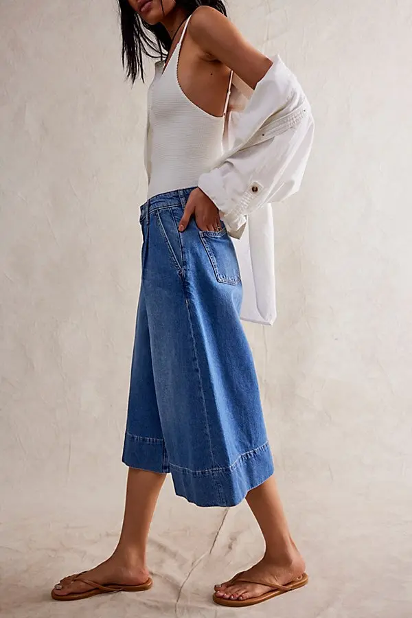 Free People We The Free Roma Trouser Crop Jeans