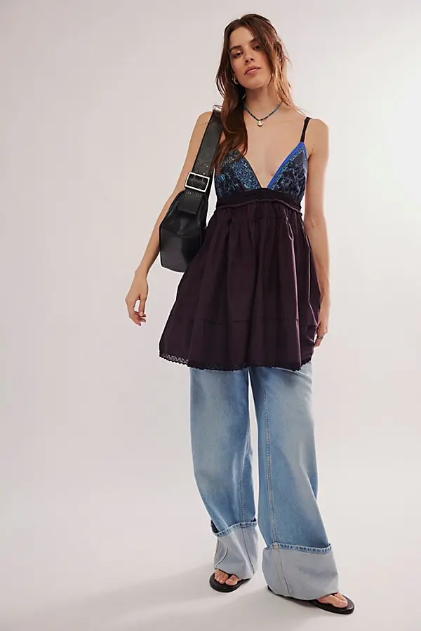 denim vest mini dress Sierra Serenade Denim Halter Mini Dress in Light Denim