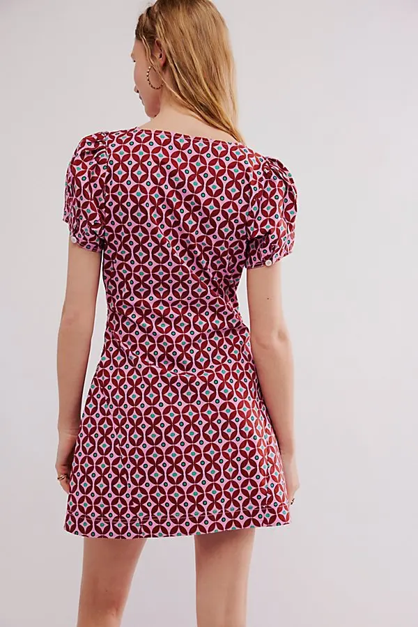 Free People Oakley Mini Dress In Femme Combo - 69% Off | Editorialist