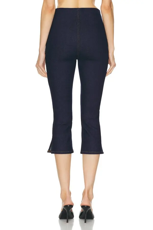 EB DENIM Split Hem Capri Jeans