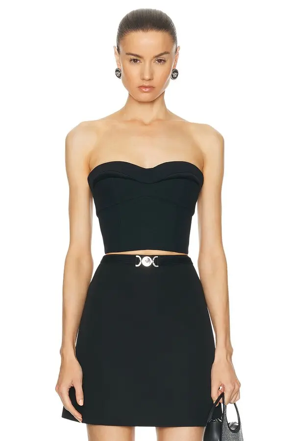Versace Strapless Top