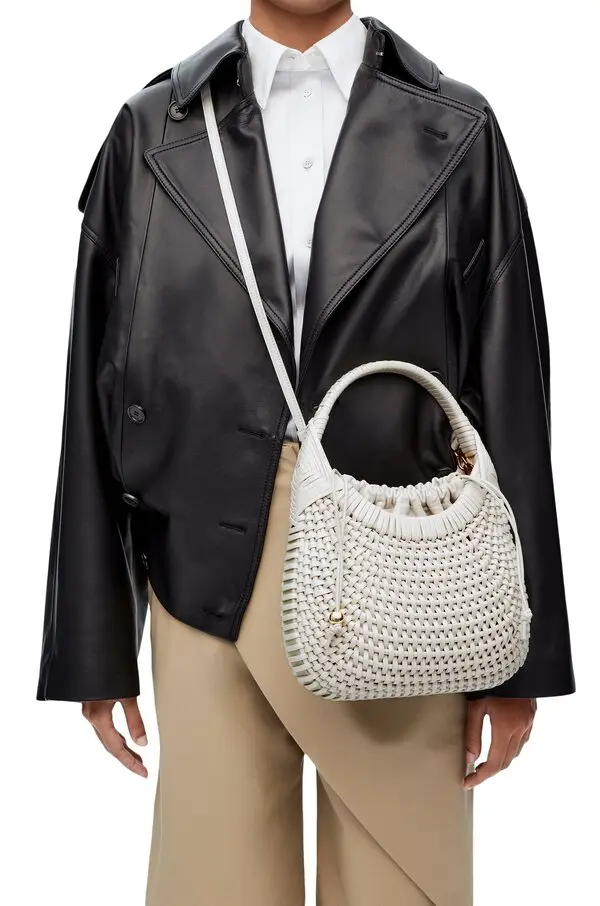 Loewe Diamond Hobo Bag - Soft White