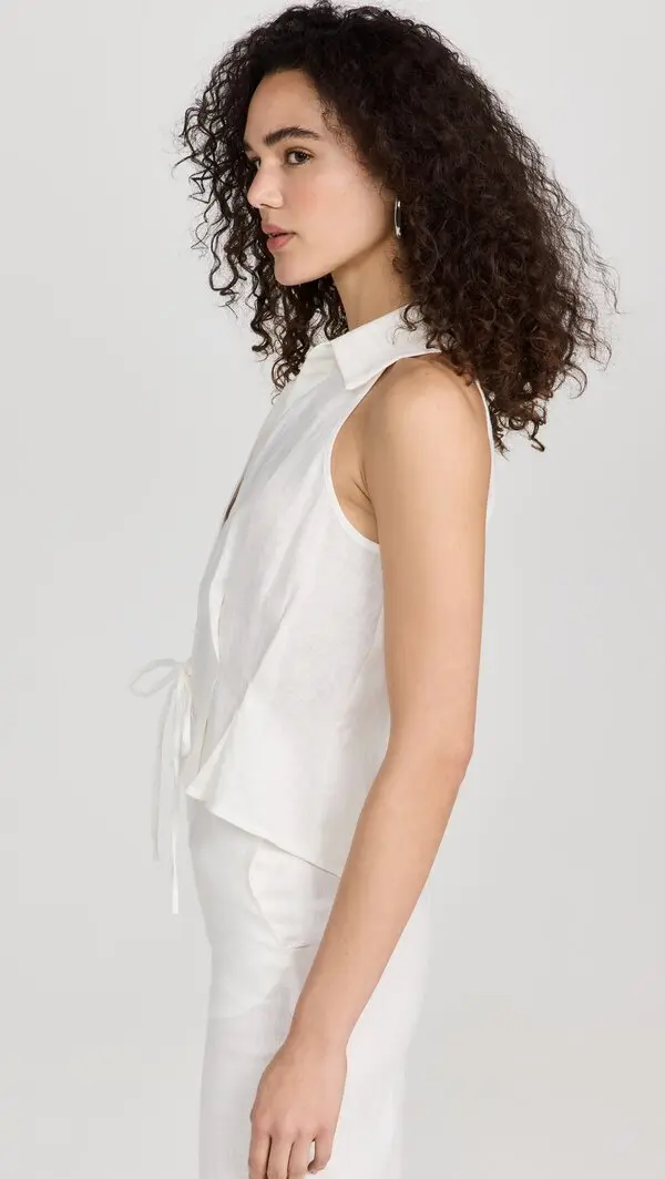 HEVRON Sloan Vest - White